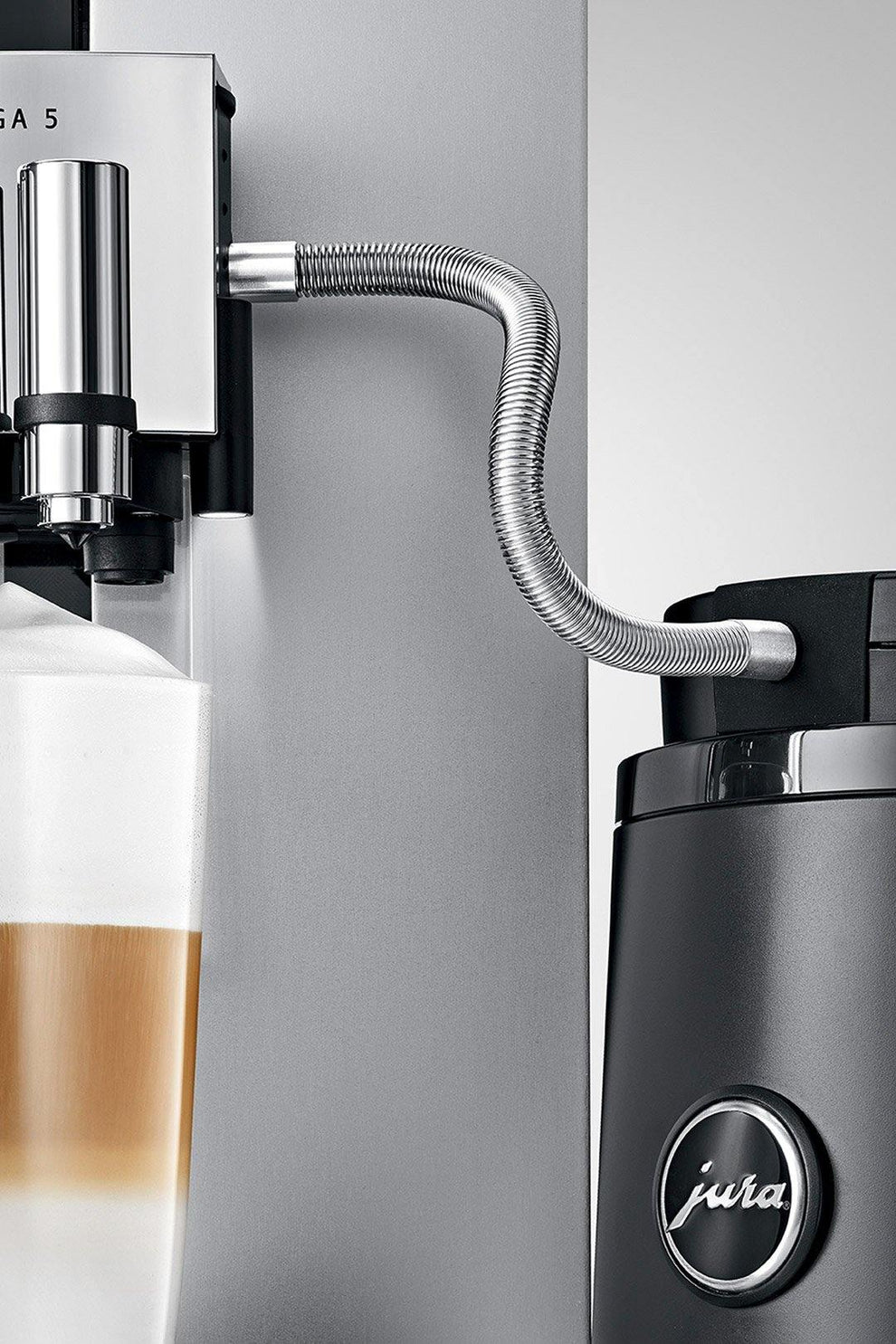 HP1 Jura milk pipe with stainless steel casing - (D6, E6, ENA 8) - 241